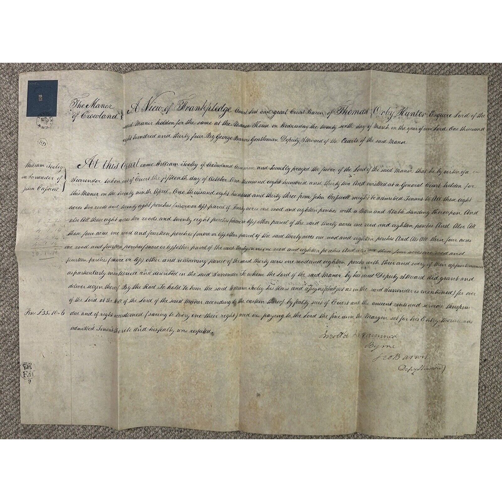 BARONY of CROWLAND