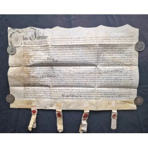 Royal UK Baron/Baroness Titles with Original Deeds -150+ years old